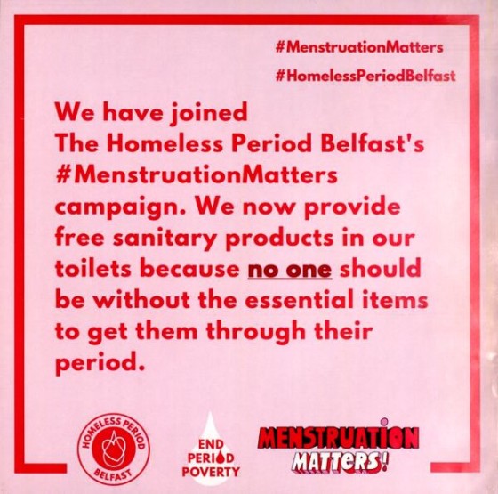 #Menstruation Matters (poster) | extraORDINARYwomenNI
