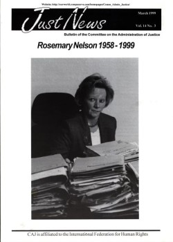 Just News: Rosemary Nelson | extraORDINARYwomenNI