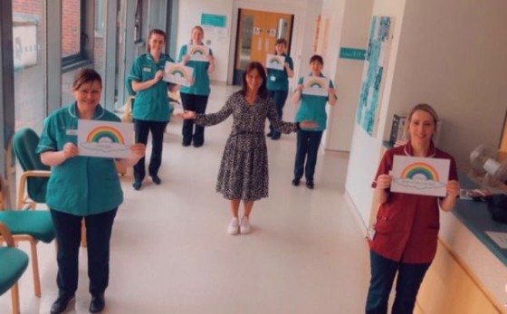 Image of Community Children's Nursing Team paying tribute to NHS ...