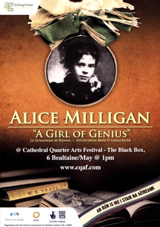 Alice Milligan: A Girl of Genius (poster) | extraORDINARYwomenNI
