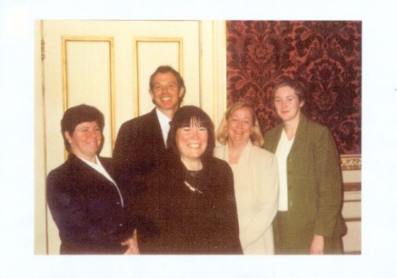 Tony Blair, Pearl Sagar, Bronagh Hinds, Monica McWilliams and Kate ...
